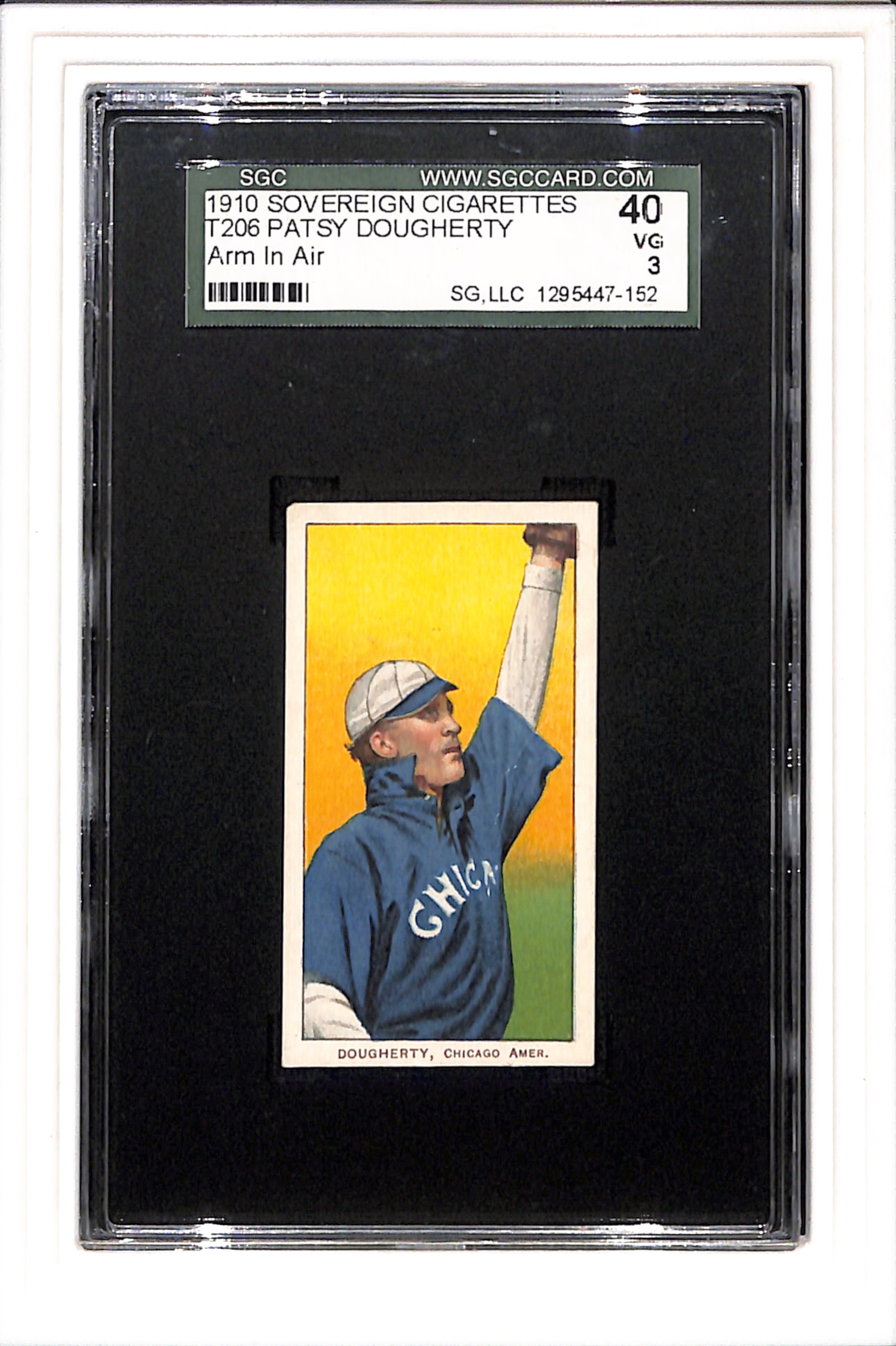 1909-1910 T206 Patsy Dougherty SGC 3 Sovereign 350 – Hall of Fame ...