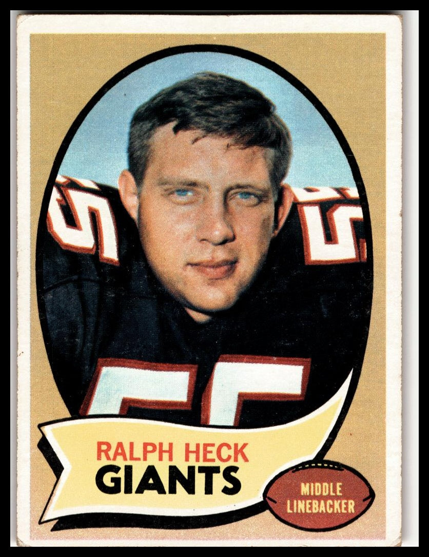 1970 Topps #127 Ralph Heck – Hall of Fame Sports Cards