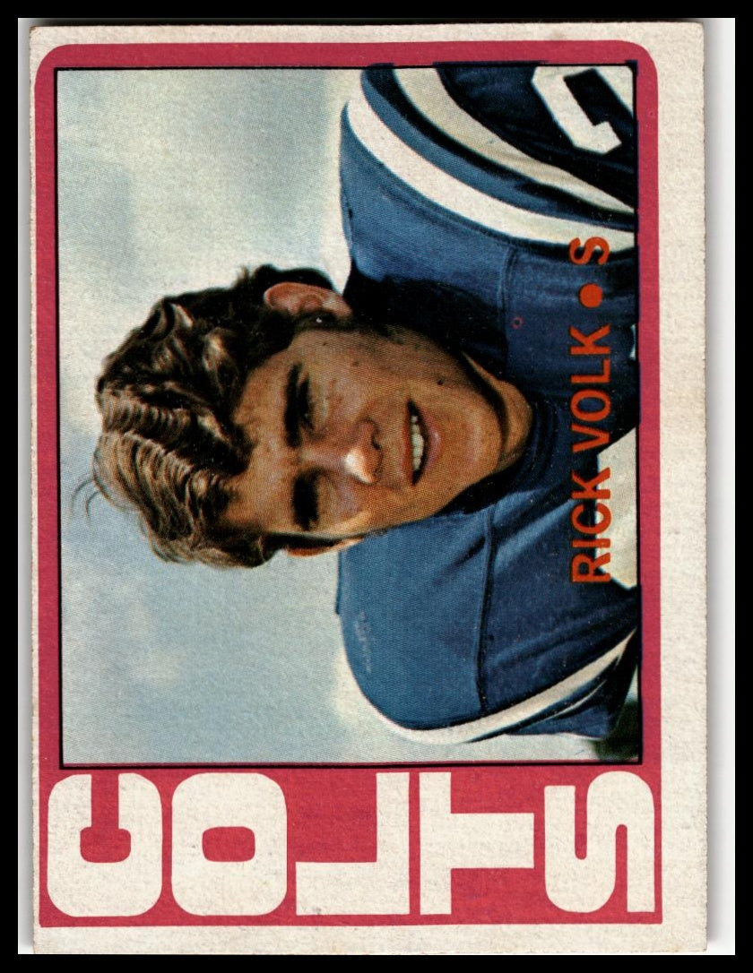 1972 Topps #141 Rick Volk – Hall of Fame Sports Cards