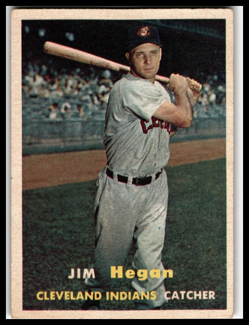 1957 Topps #136 Jim Hegan Very Good – Hall of Fame Sports Cards
