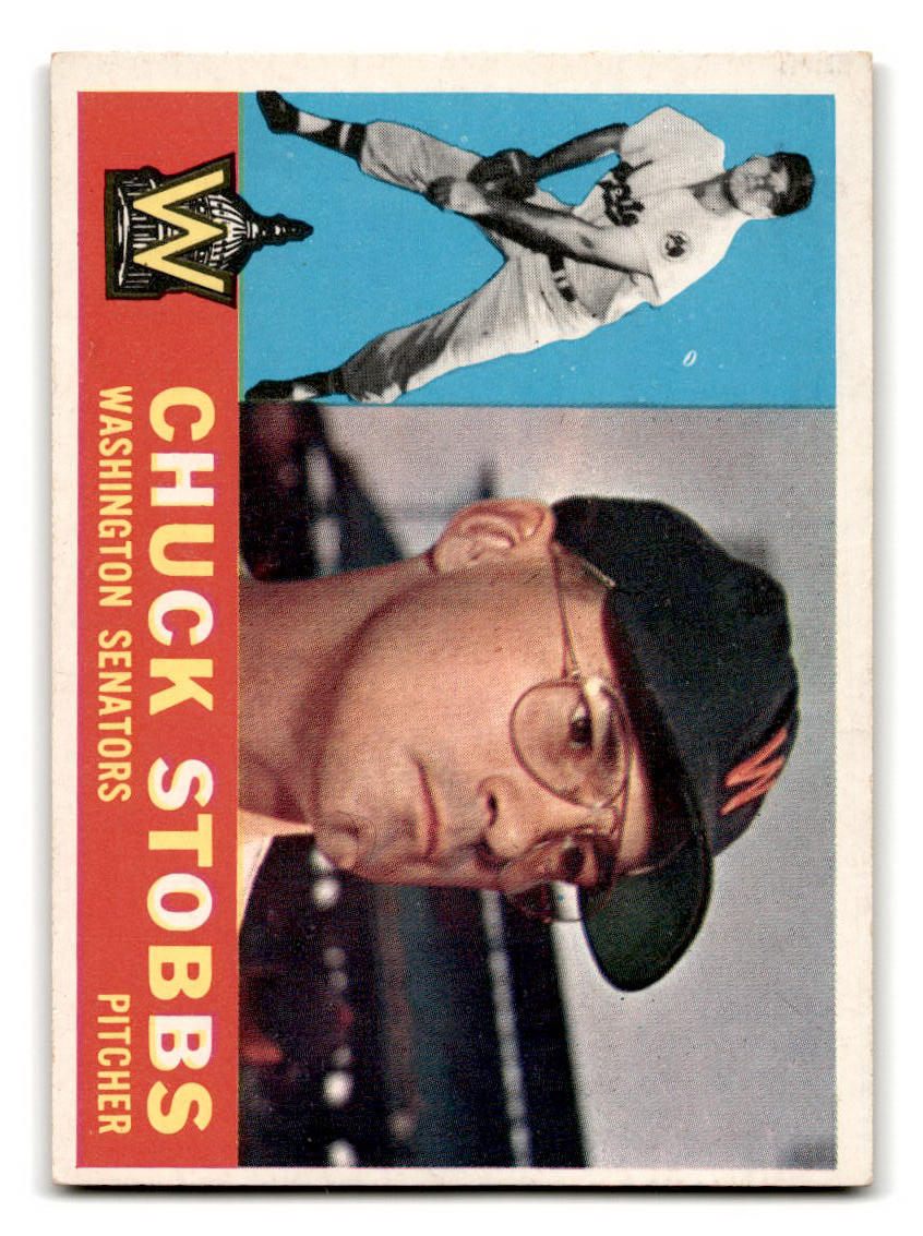 1960 Topps #432 Chuck Stobbs EXMT – Hall of Fame Sports Cards