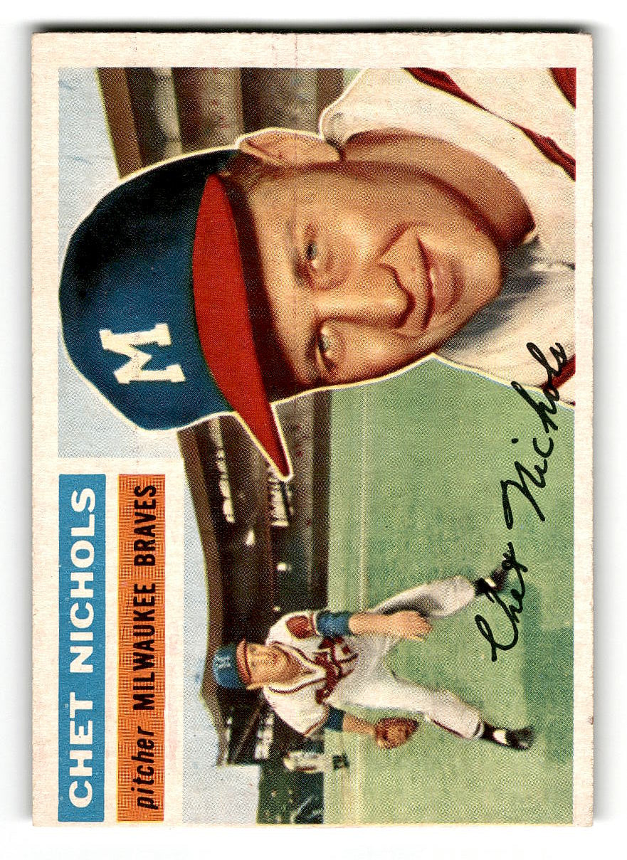 1956 Topps #278 Chet Nichols VGEX – Hall of Fame Sports Cards