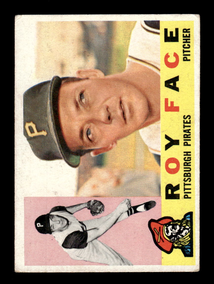 1960 Topps #20 Roy Face - Pittsburgh Pirates VGEX – Hall of Fame Sports ...