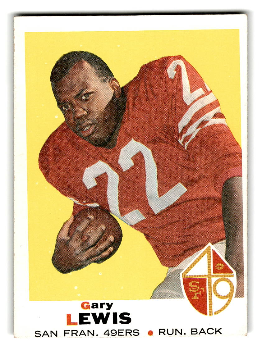 1969 Topps #226 Gary Lewis San Francisco 49ers VG – Hall of Fame Sports ...