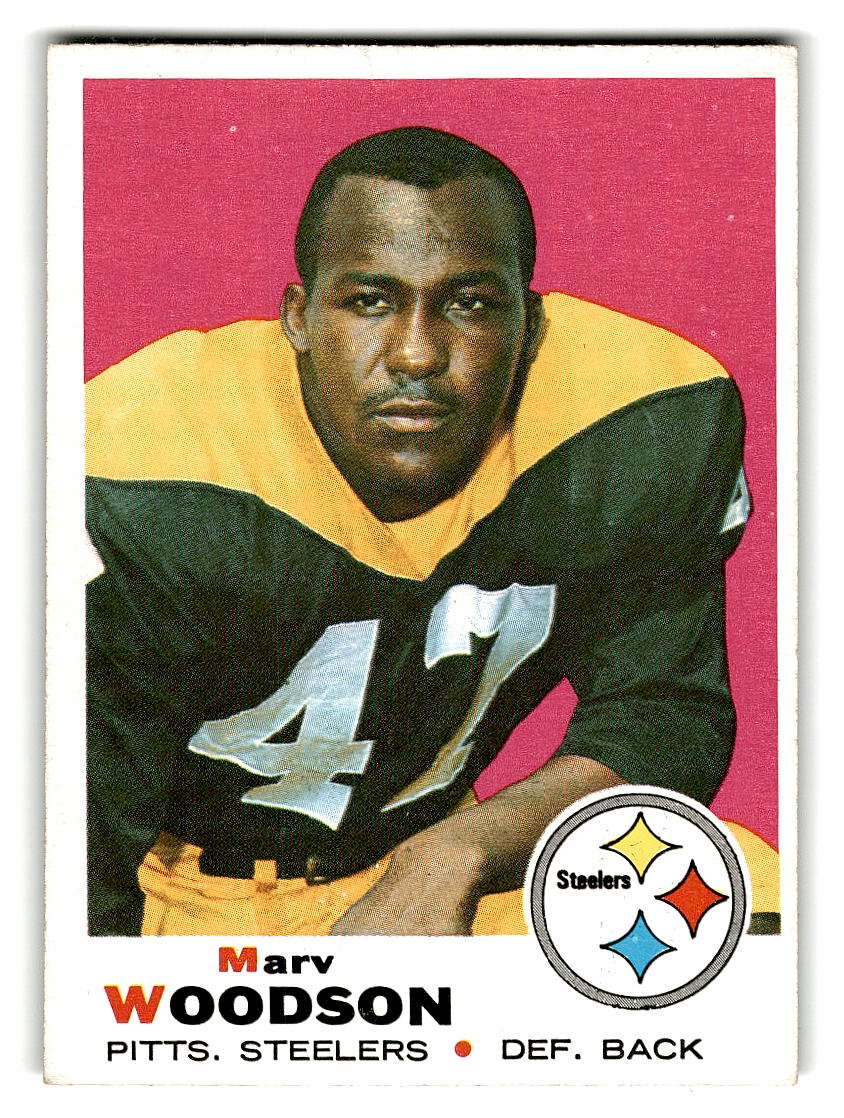 1969 Topps #155 Marv Woodson Pittsburgh Steelers EX – Hall of Fame ...