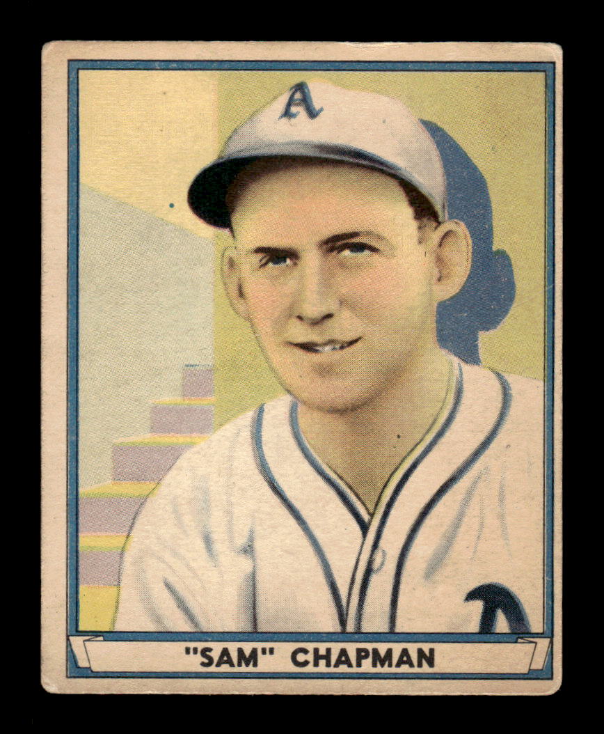 1941 Play Ball #44 Sam Chapman VG – Hall of Fame Sports Cards