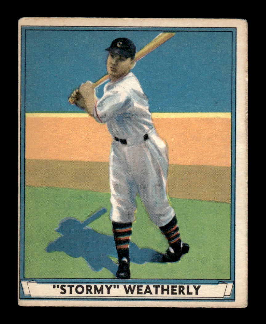 1941 Play Ball #17 Stormy Weatherly VG -1 – Hall of Fame Sports Cards