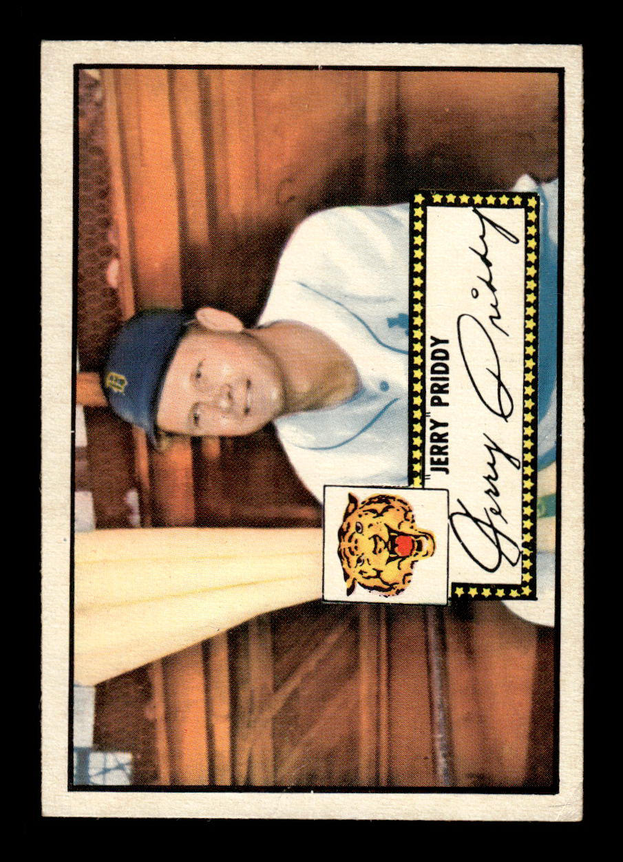 1952 Topps #28 Jerry Priddy Detroit Tigers EX HOF-10006656 – Hall of ...