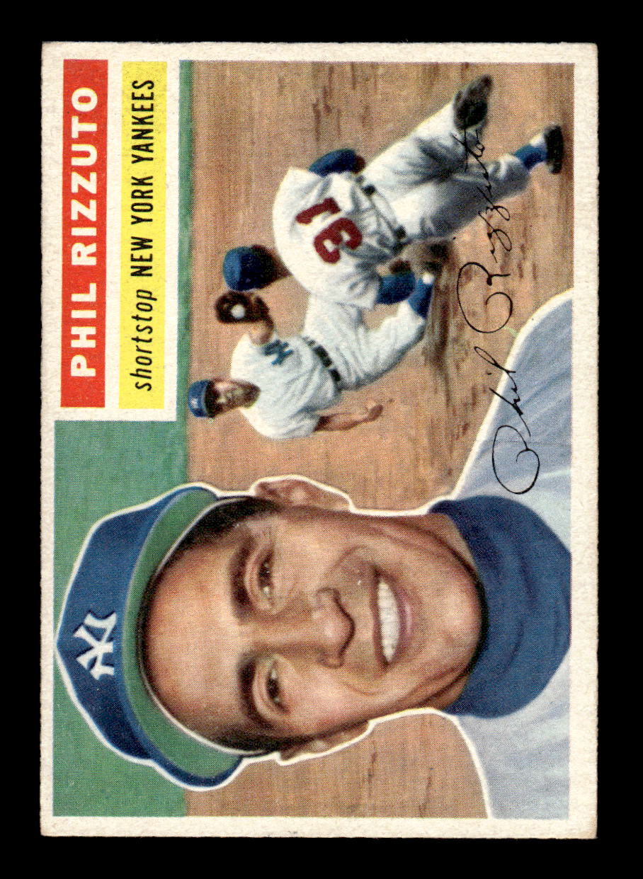 1956 Topps #113 Phil Rizzuto - New York Yankees EX Gray Back – Hall of ...