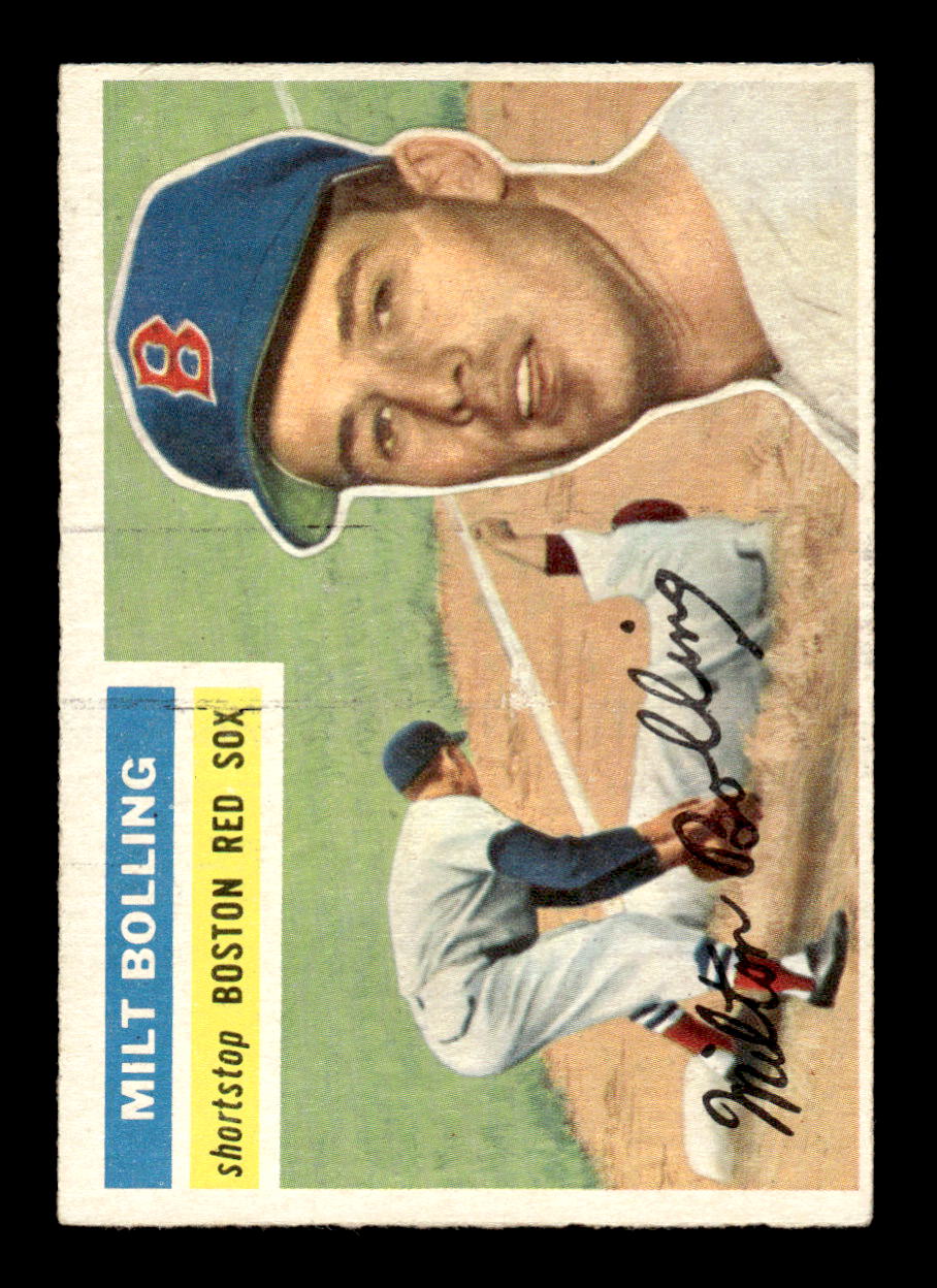 1956 Topps #315 Milt Bolling - Boston Red Sox EX – Hall of Fame Sports ...